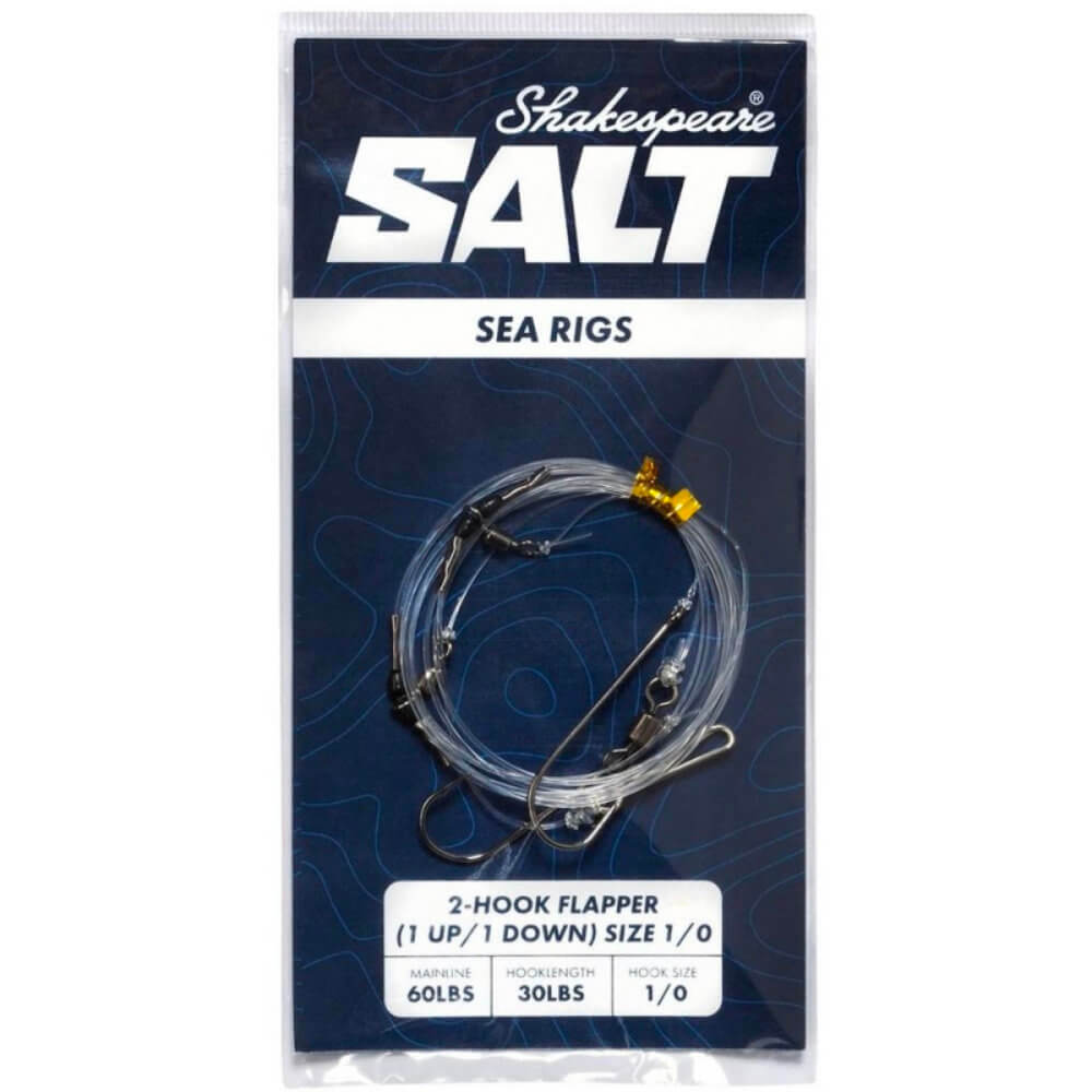 Shakespeare Salt 2-Hook Flapper (1up/1 down) — Prime Angling